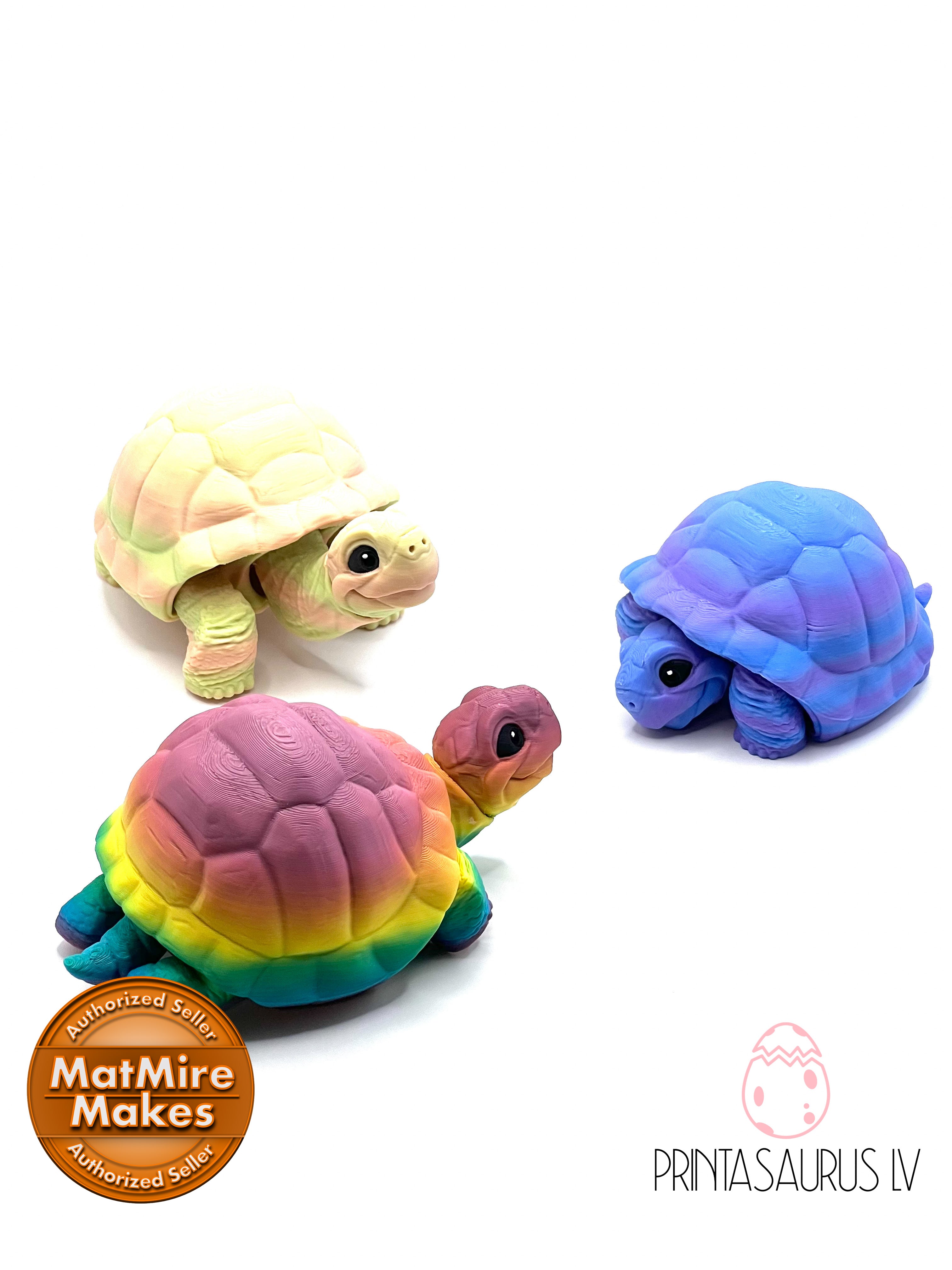 Tortoise - 3D Printed Articulated Turtles – Printasaurus LV