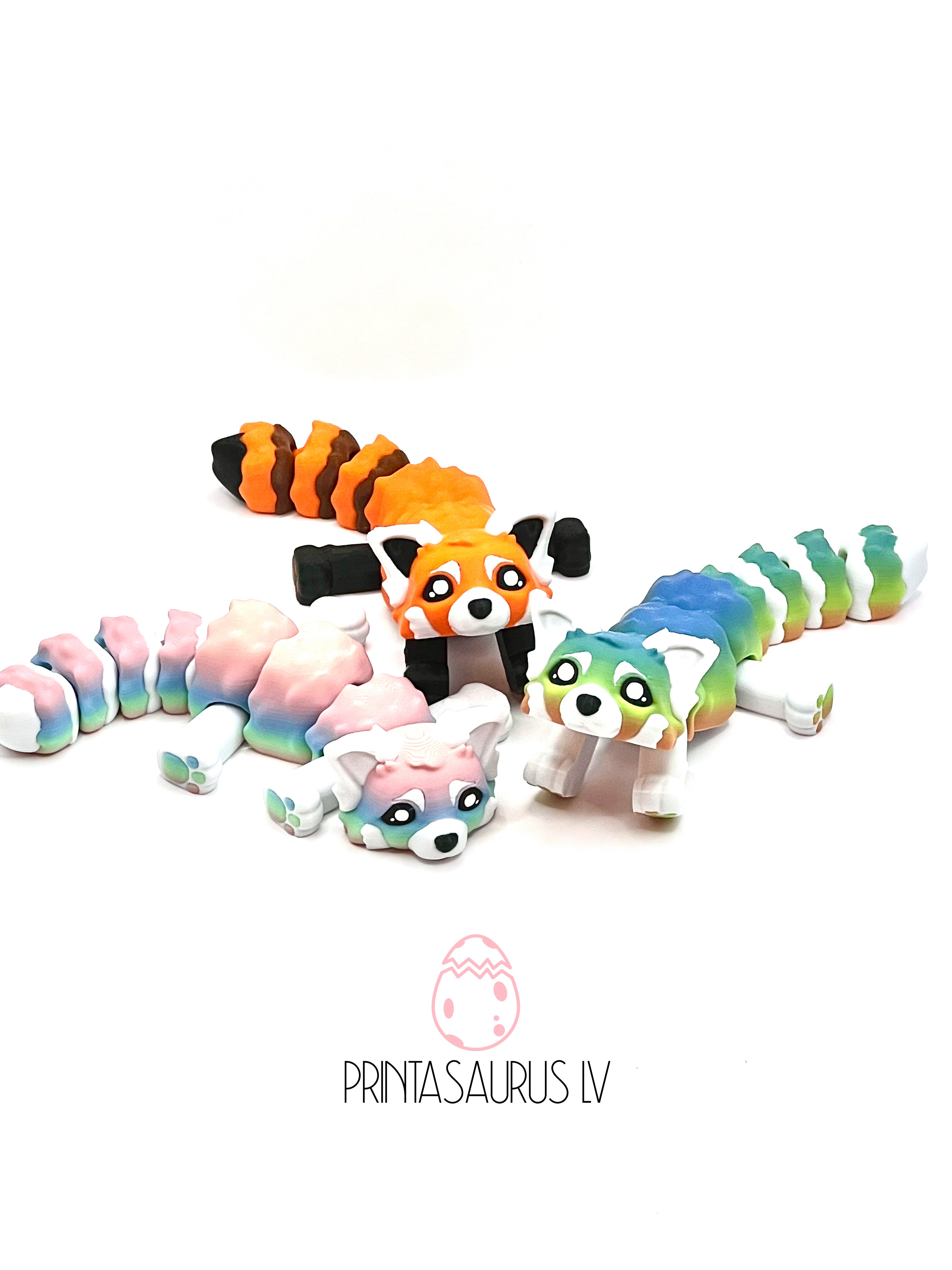 Cherry the Red Panda - 3D Printed Articulated Animal || Printasaurus LV